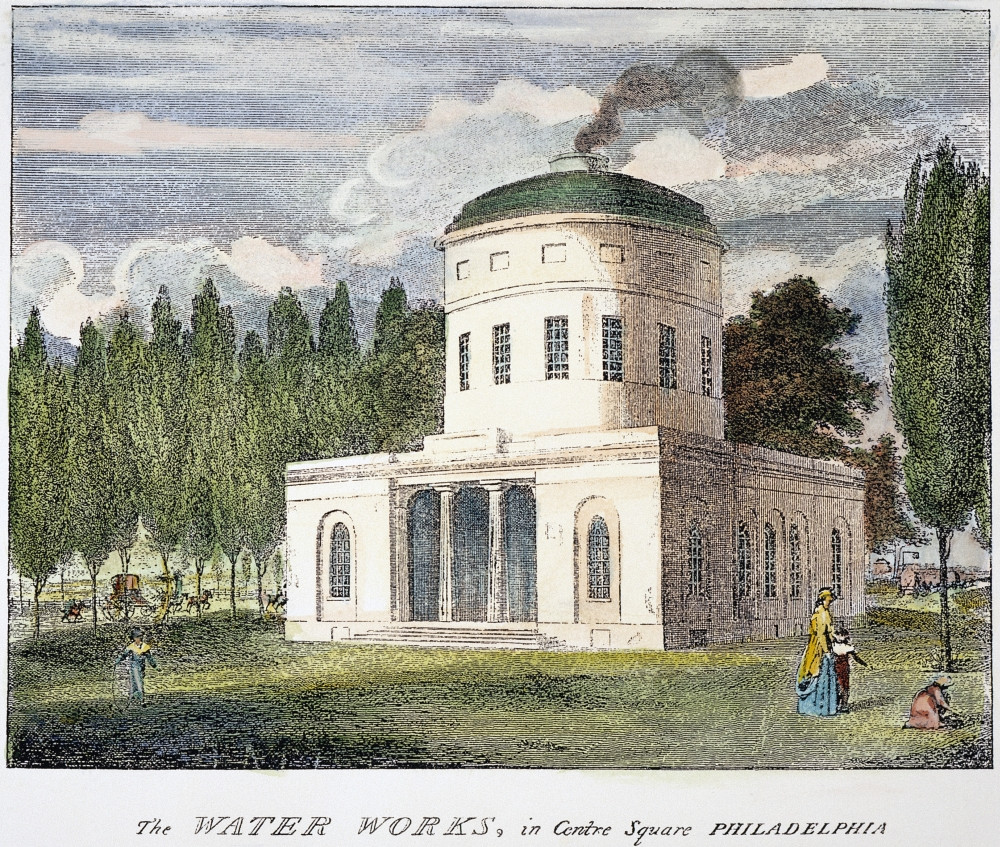 Philadelphia Water Works. /Nthe Water Works In Centre Square ...