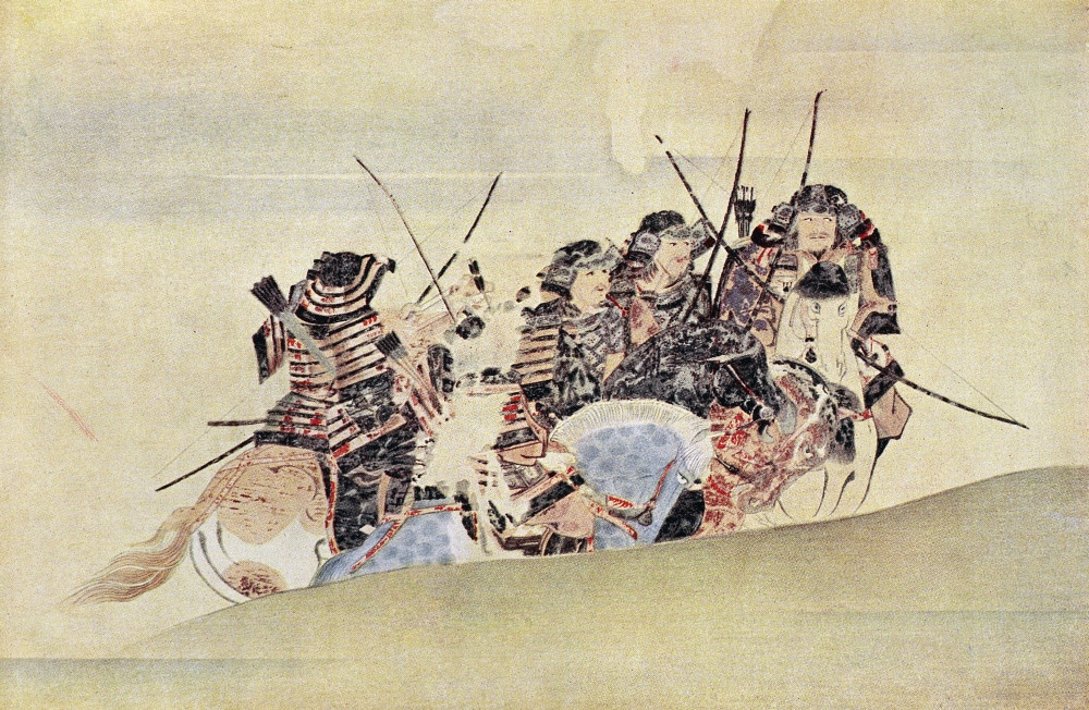 Japan: Samurai, 1281. /Nsamurai From Around The Time Of The Attempted ...