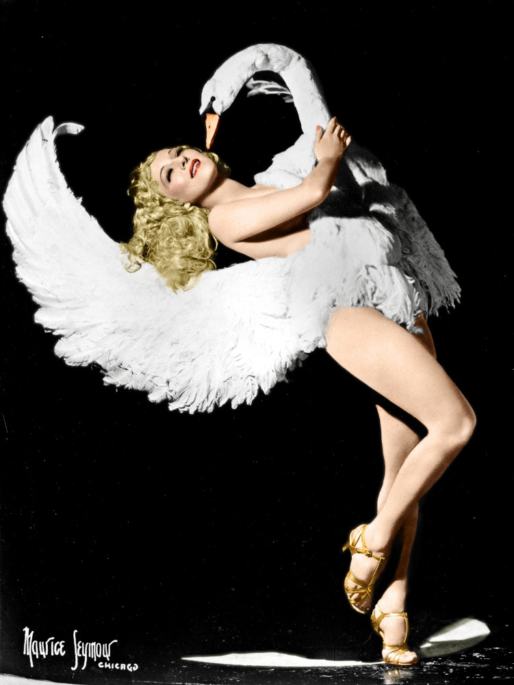 Sally Rand (1904-1979). /Namerican Burlesque Dancer. Photographed At ...