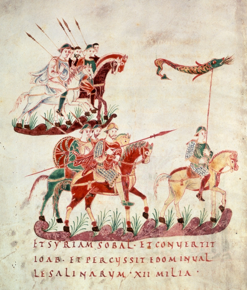 Carolingian Soldiers, C875. /Nsoldiers Of The 9Th Century Intended To ...
