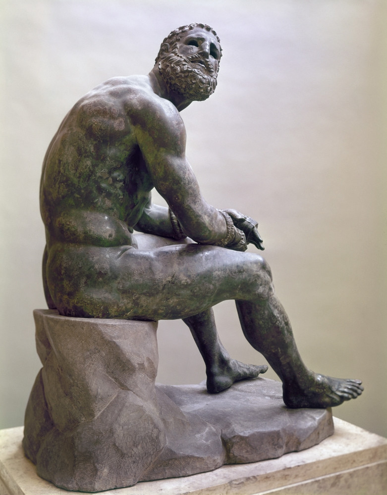 seated boxer
