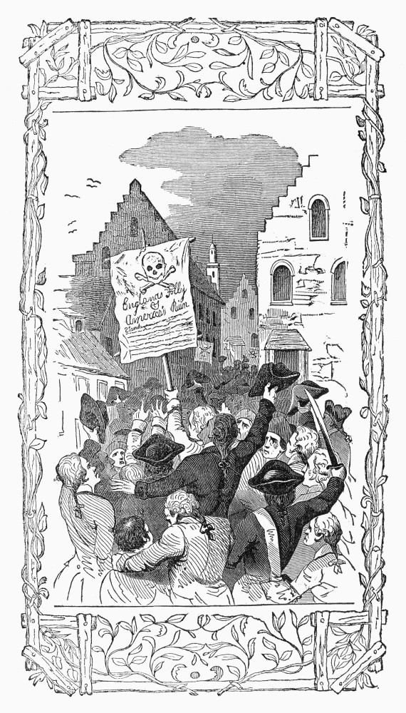 New York: Stamp Act, 1765. /Na Demonstration Against The Stamp Act In ...