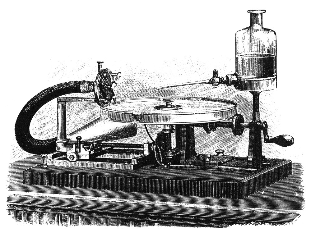 Phonographs: Gramophone. /Ninvented By Emile Berliner In 1887. Wood ...