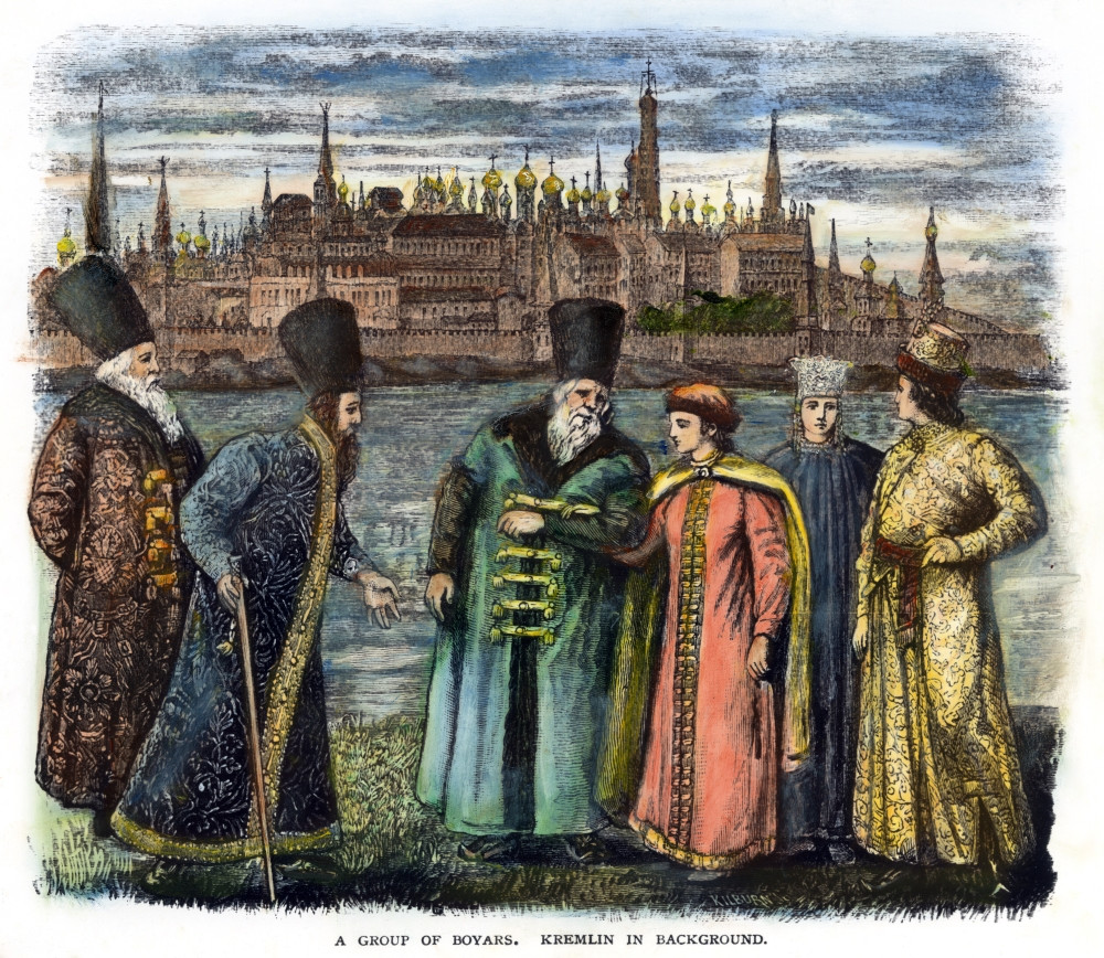 Boyars, 17Th Century. /Nrussian Boyars Of The 17Th Century, Outside ...