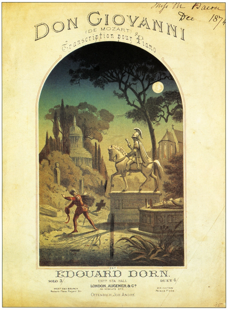Mozart: Don Giovanni. /Ntitle Page Of A French Edition, 1874, Of ...