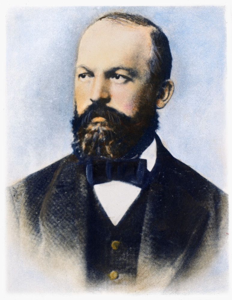 Gottlieb Daimler /N(1834-1900). German Engineer And Inventor. Oil Over ...