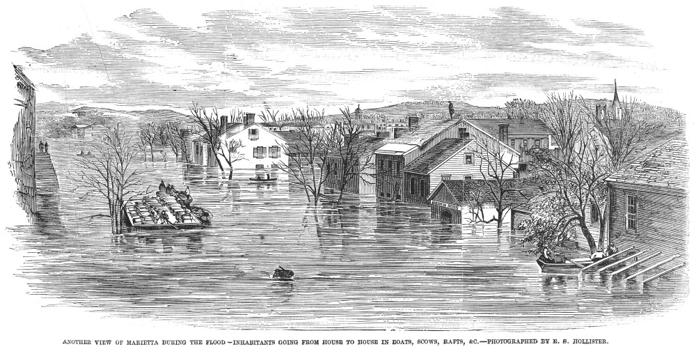 Flood Drawing Poster