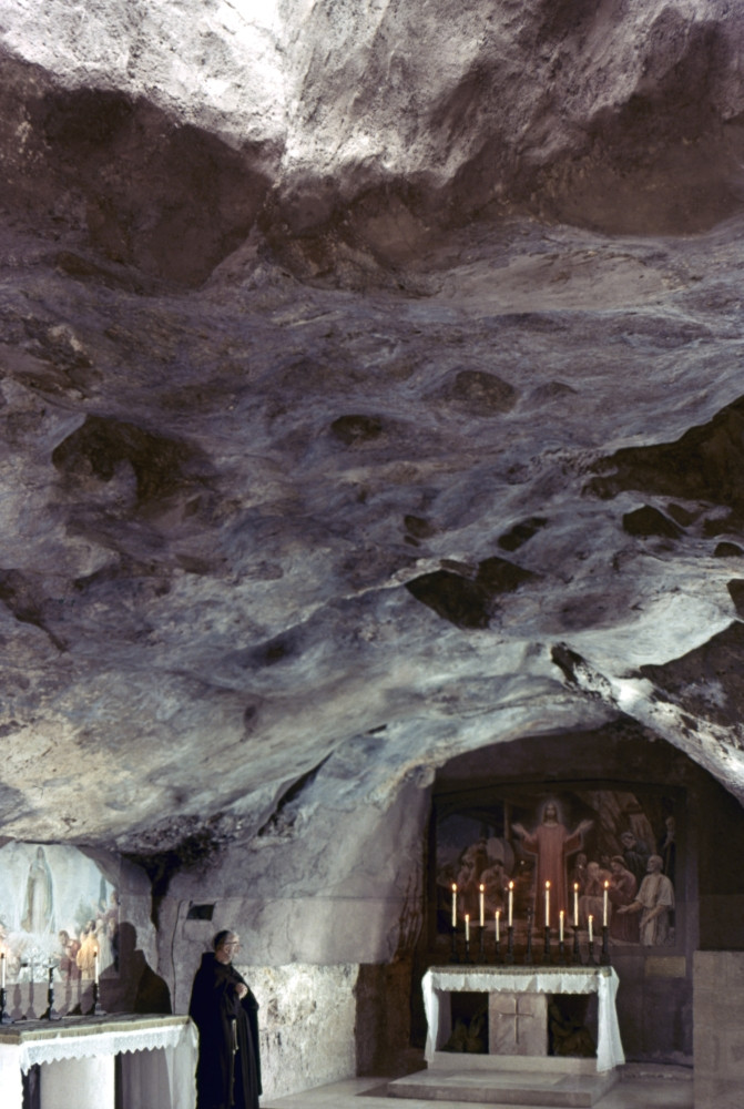 Holy Land: Gethsemane. /Nchristian Jerusalem. Grotto Of The Agony ...