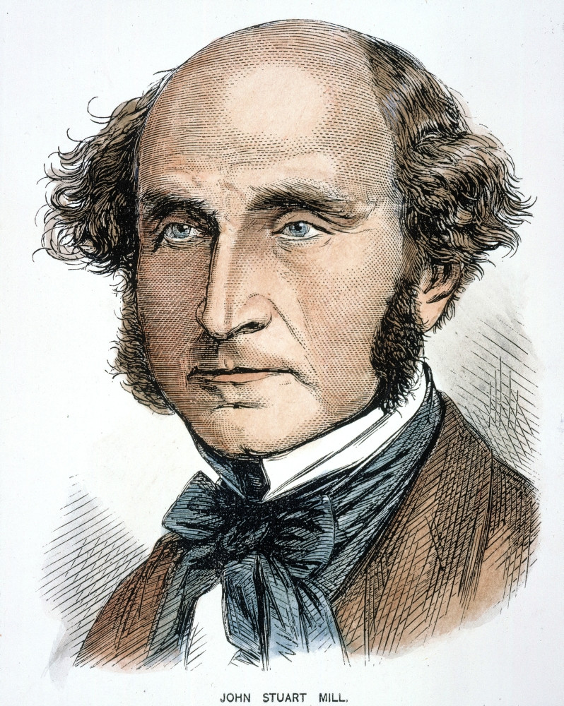 John Stuart Mill /N(1806-1873). English Philosopher And Economist. Wood Engraving, American ...