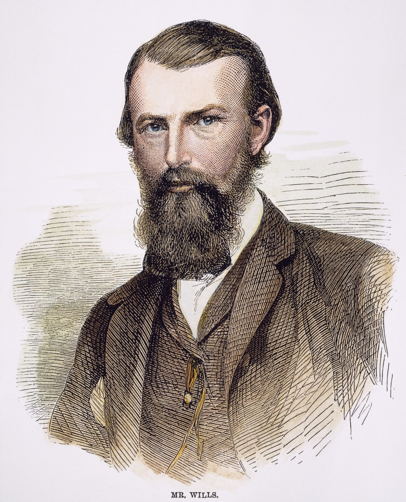 William John Wills /N(1834-1861). Australian Explorer: Wood Engraving ...