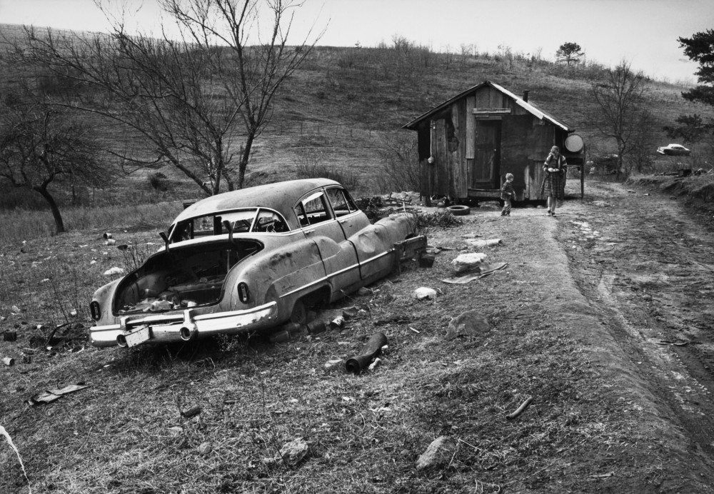 Poverty: Appalachia, C1971. /Na Woman And Boy Outside A Shack In Rural ...