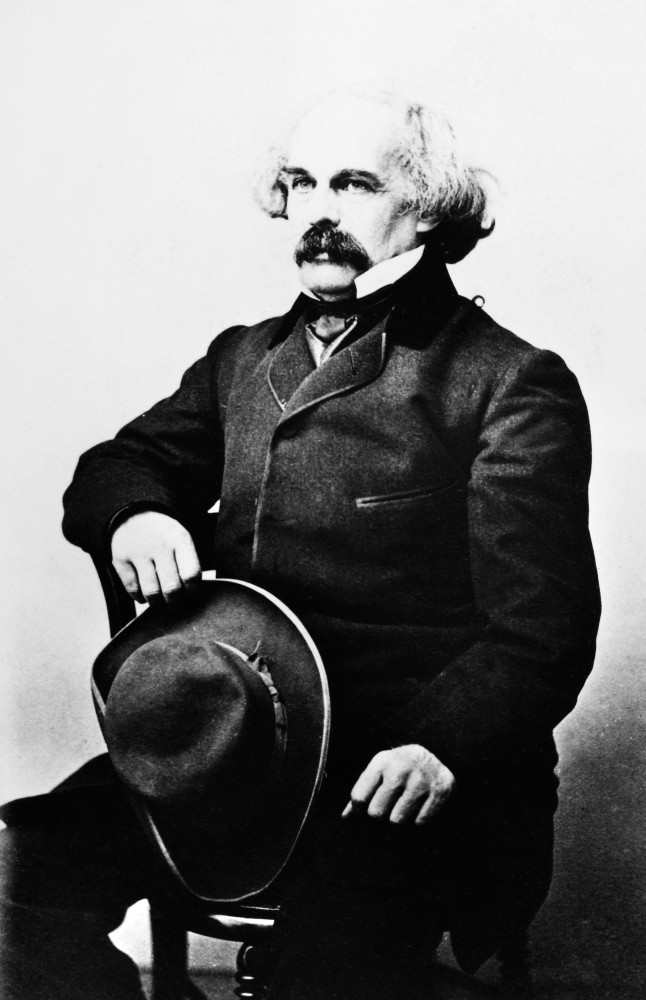 Nathaniel Hawthorne/N(1804-1864). American Writer. Photographed 1862 ...