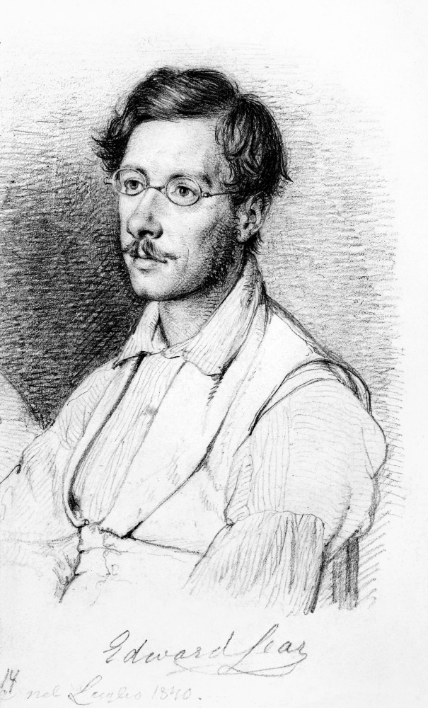 Edward Lear (1812-1888). /Nenglish Landscape Painter And Poet. Pencil ...