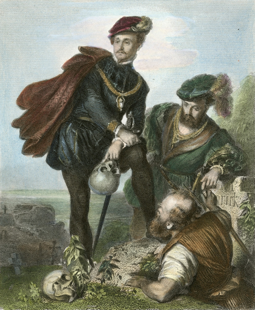 Shakespeare: Hamlet. /Nhamlet In The Graveyard Contemplating Life And ...