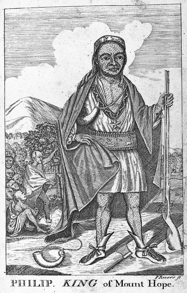 Metacomet (C1639-1676). /Nalso Known As King Philip Or Metacom. Chief ...