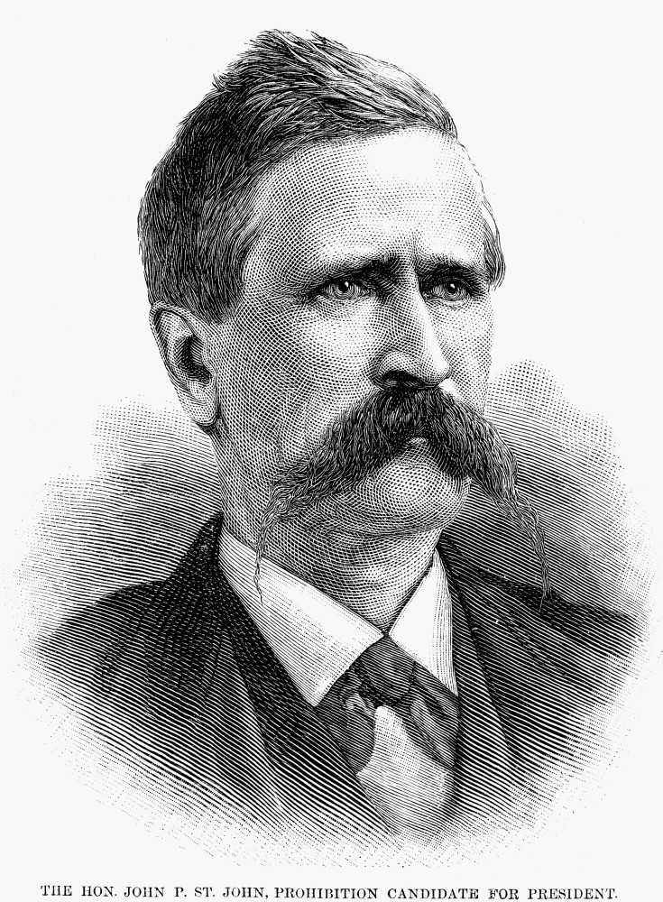 John Pierce St. John /N(1833-1916). American Politician And ...