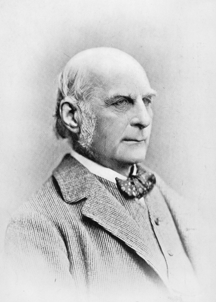 Sir Francis Galton /N(1822-1911). English Scientist. Photographed In ...