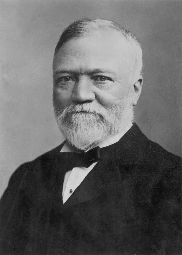 Andrew Carnegie (1835-1919). /Namerican Industrialist. Photographed In ...