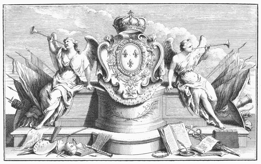 Allegory: Fame. /N19Th Century French Engraving. Poster Print by ...