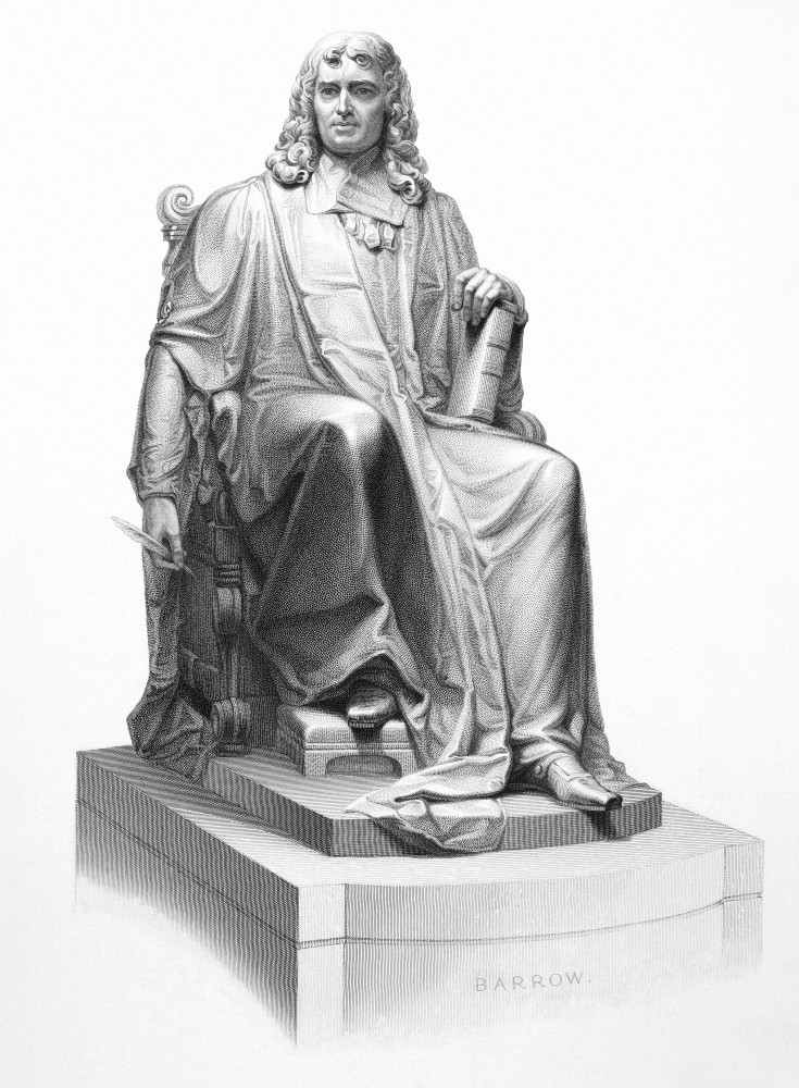 Isaac Barrow (1630-1677). /Nenglish Mathematician And Theologian. Line ...