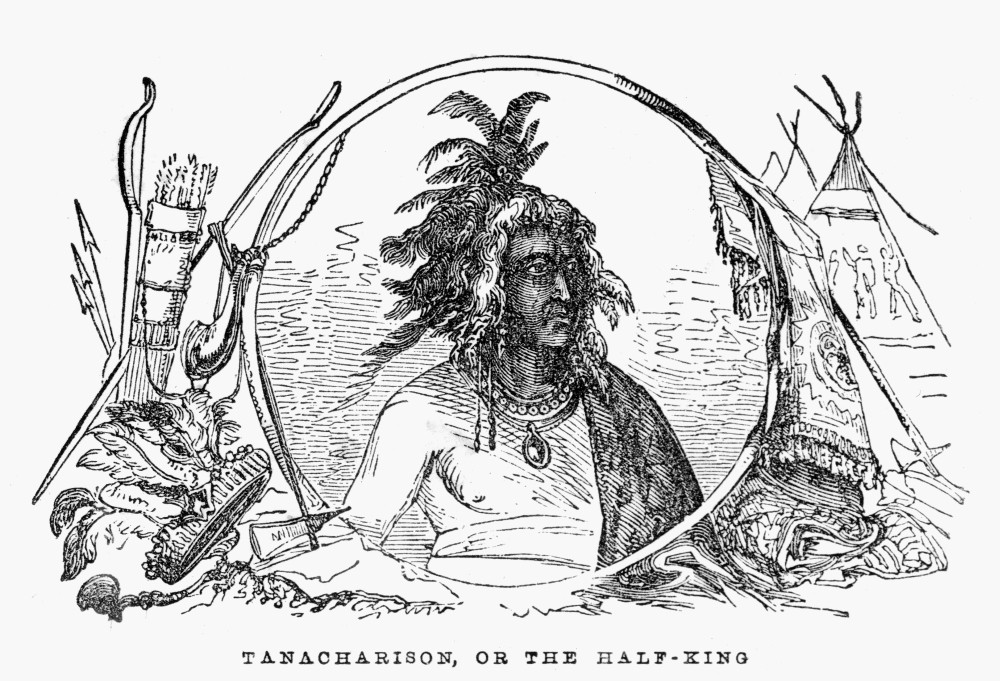 Tanacharison (C1700-1754). /Nnative American Leader. Also Known As 'The ...