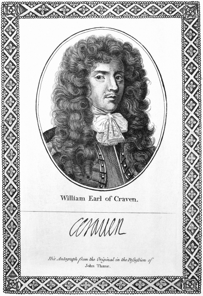 William Craven (1608-1697). /Nfirst Earl Of Craven. English Soldier ...