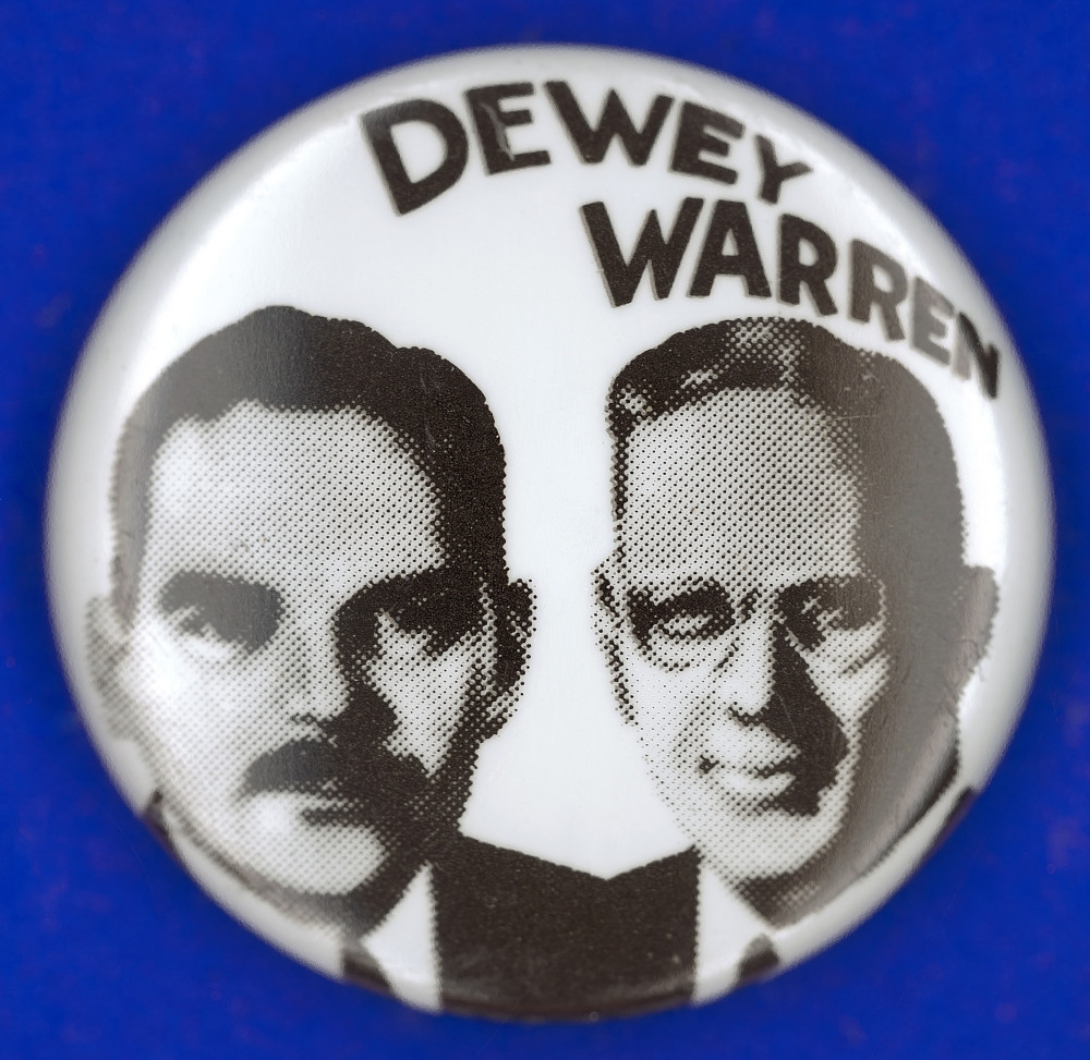 Presidential Campaign:1948. /Nrepublican Campaign Button From The 1948 ...