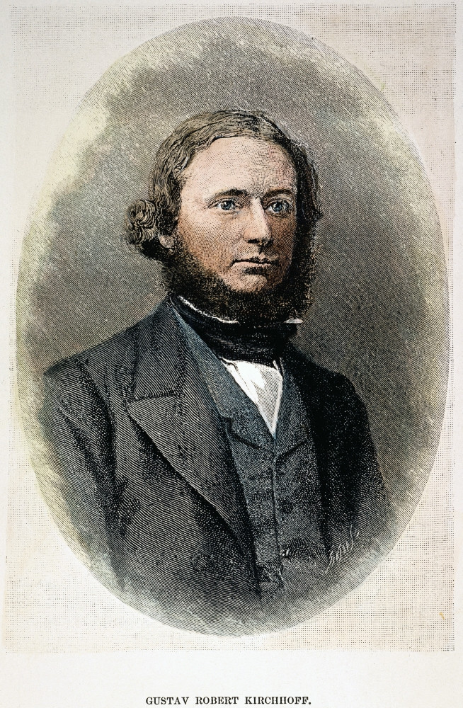 Gustav Robert Kirchhoff /N(1824-1887). German Physicist. Wood Engraving ...