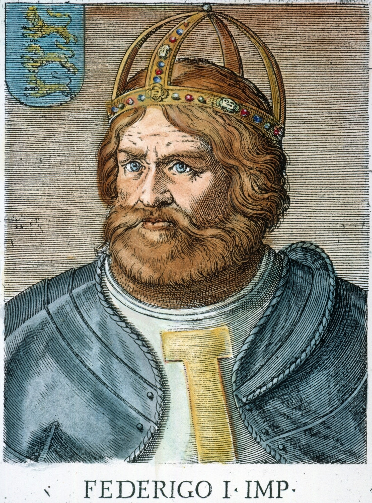 Frederick I (1123?-1190). /Nknown As Frederick Barbarosa. Holy Roman ...