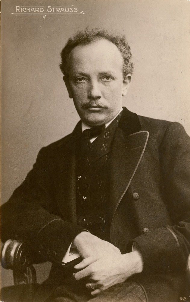 Richard Strauss (1864-1949). /Ngerman Composer And Conductor. Postcard ...
