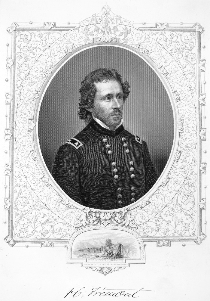 John C. Fremont (1813-1890). /Namerican Soldier And Explorer. Steel ...
