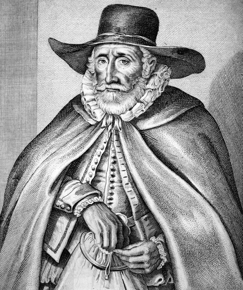 Thomas Hobson (C1544-1631). /Nenglish Liveryman. Line Engraving. Poster ...