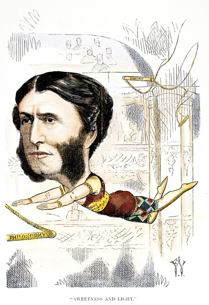 Matthew Arnold (1822-1888). /Nenglish Poet And Critic. Caricature, 1871 ...