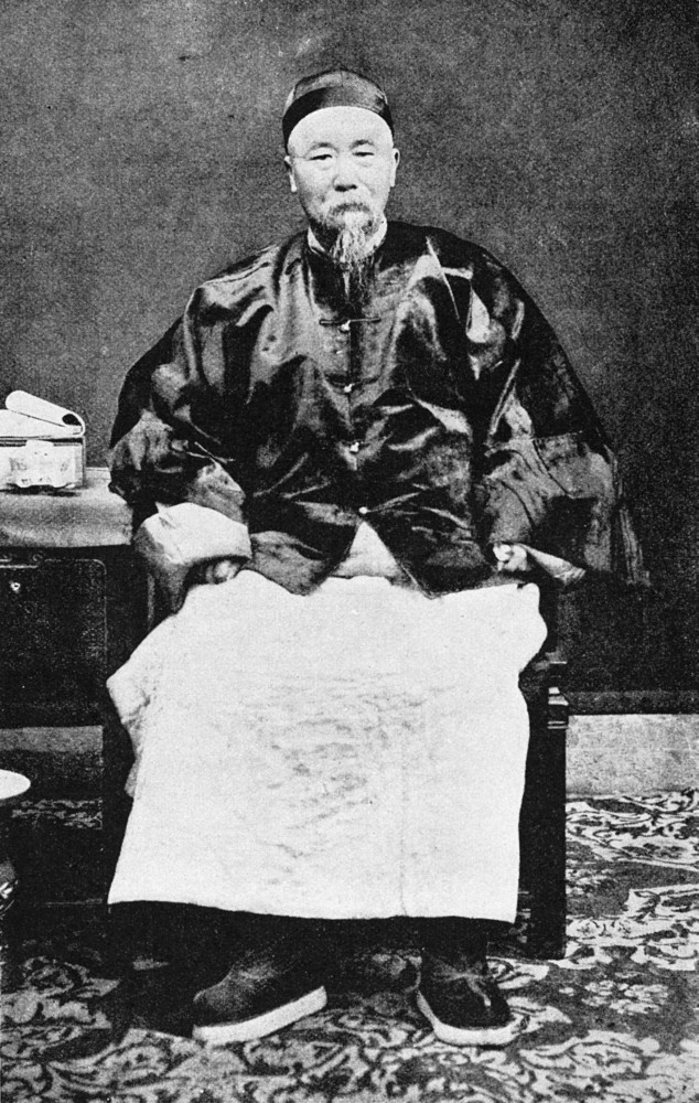 Li Hongzhang (1823-1901). /Nchinese Statesman And General. Photographed ...