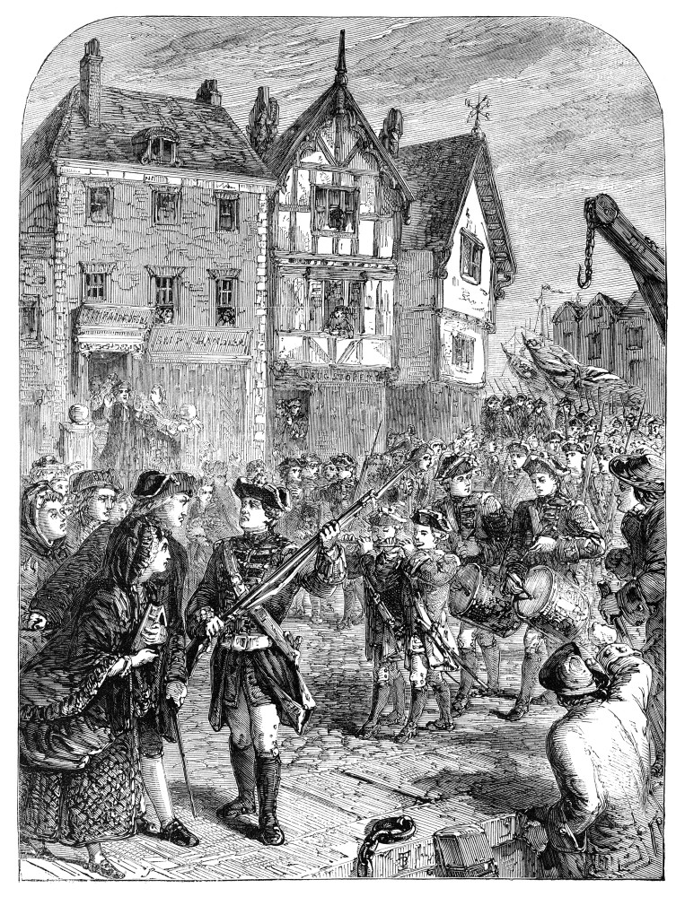 Boston: Occupation, 1768. /Nthe Occupation Of Boston, Massachusetts, By ...