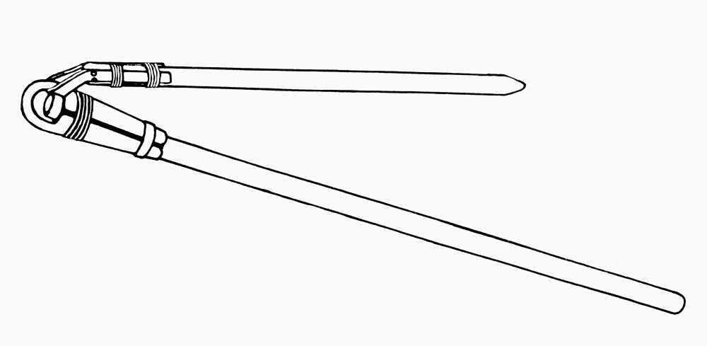 Threshing, 19Th Century. /Na 19Th Century Hand Flail. Poster Print by ...