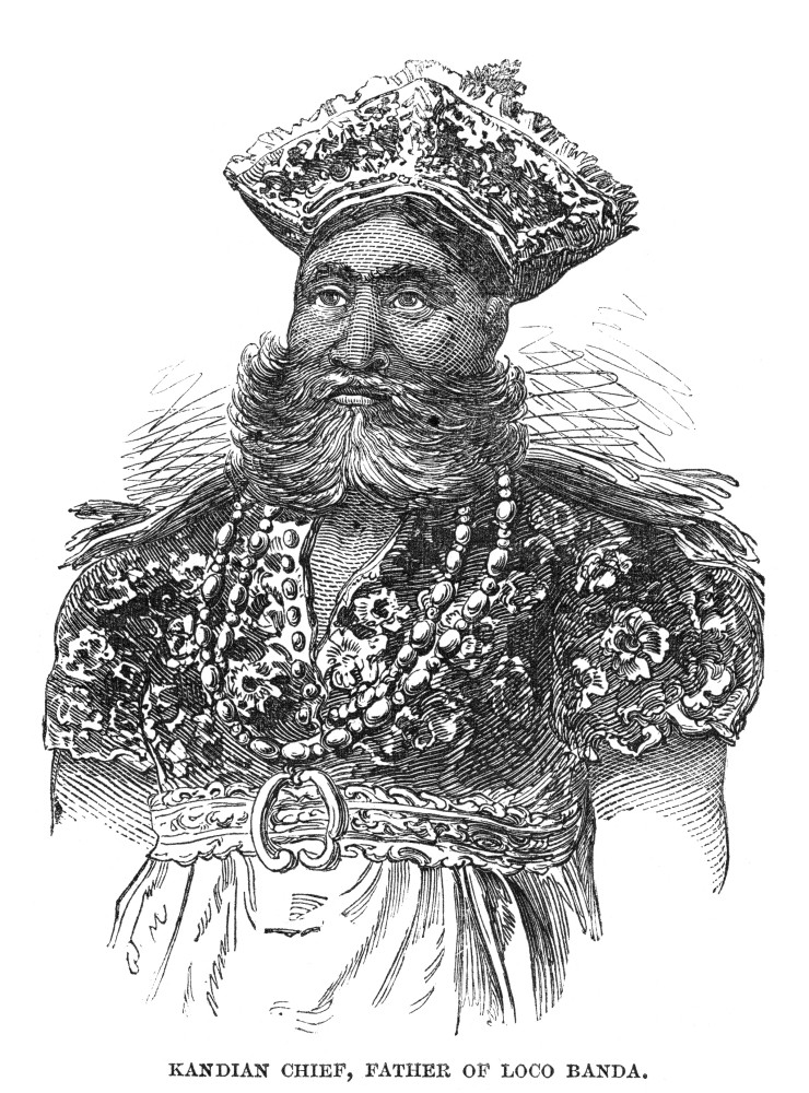 Ceylon: Kandyan Chief. /Nportrait Of An Early 19Th Century Kandian ...