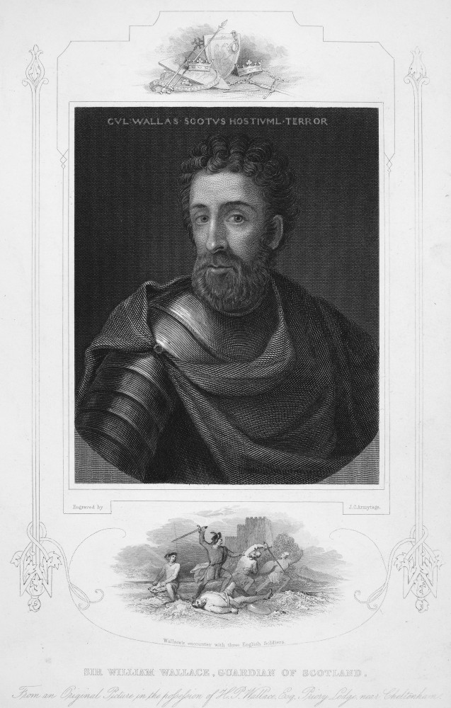 Sir William Wallace /N(1272?-1305). Scottish Patriot Of Welsh ...