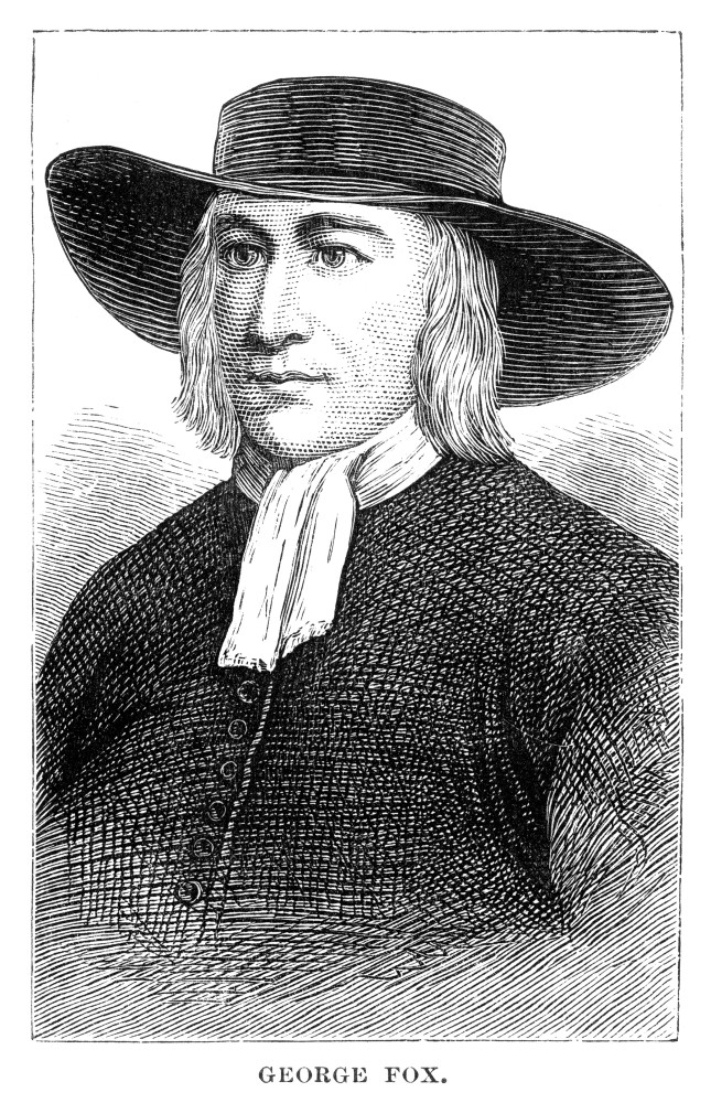 George Fox (1624-1691). /Nenglish Religious Leader. Line Engraving ...