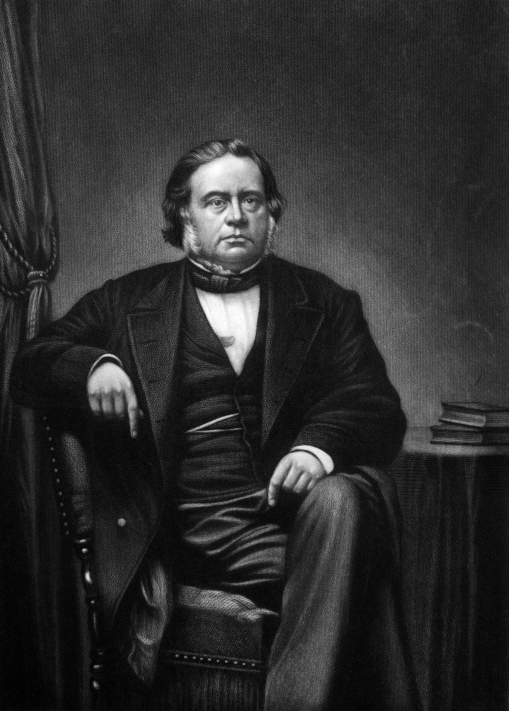 John Bright (1811-1889). /Nenglish Orator And Statesman. Mezzotint ...