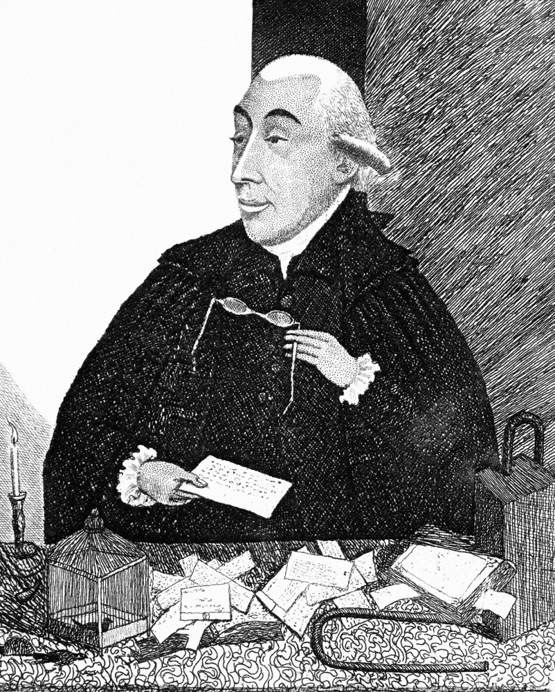 Joseph Black (1728-1799). /Nscottish Chemist. Dr. Black Lecturing ...