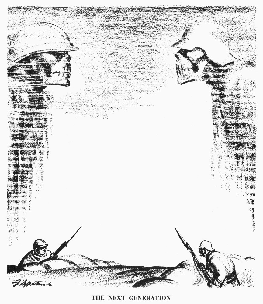 Cartoon: World Wars, 1936. /N'The Next Generation.' American Cartoon On ...