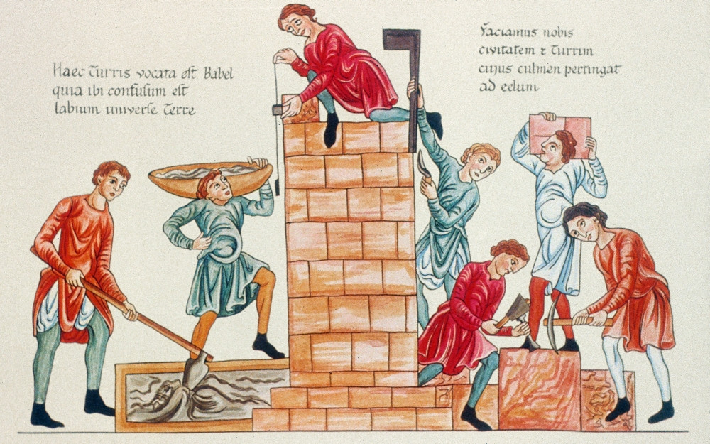 Medieval Artisans, 12Th Century. /Nmanuscript Illumination From A ...