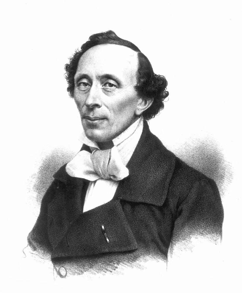 Hans Christian Andersen /N(1805-1875). Danish Writer. Danish Lithograph ...