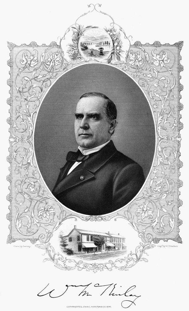 William Mckinley /N(1843-1901). 25Th President Of The United States ...