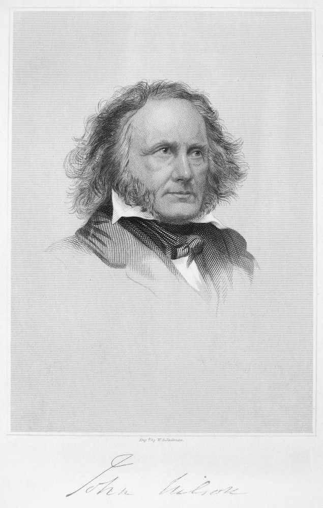 John Wilson (1785-1854). /Nscottish Writer. Line And Stipple Engraving ...