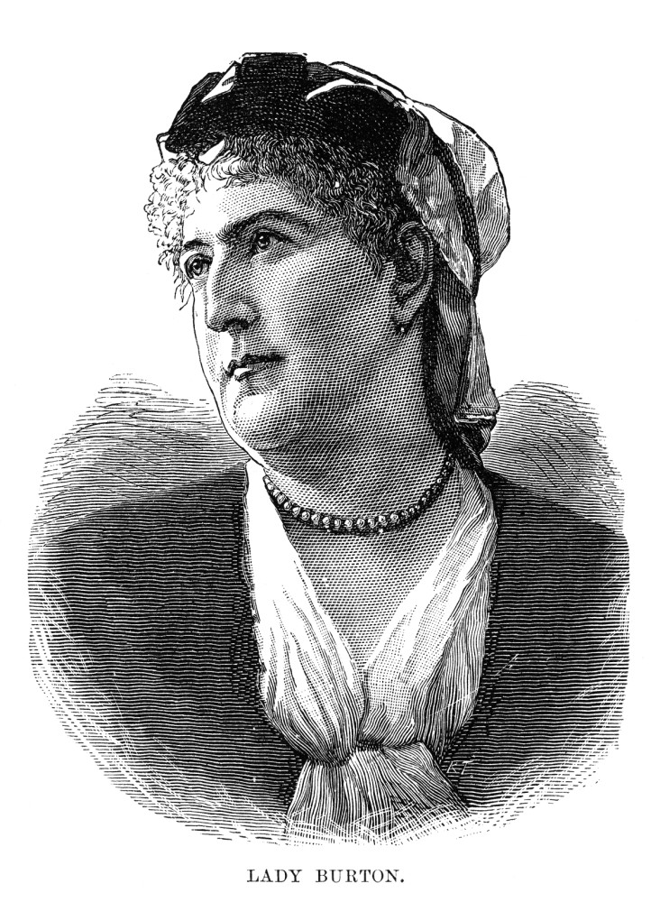 Isabel Burton (1831-1896). /Nwife Of Sir Richard Francis Burton And ...