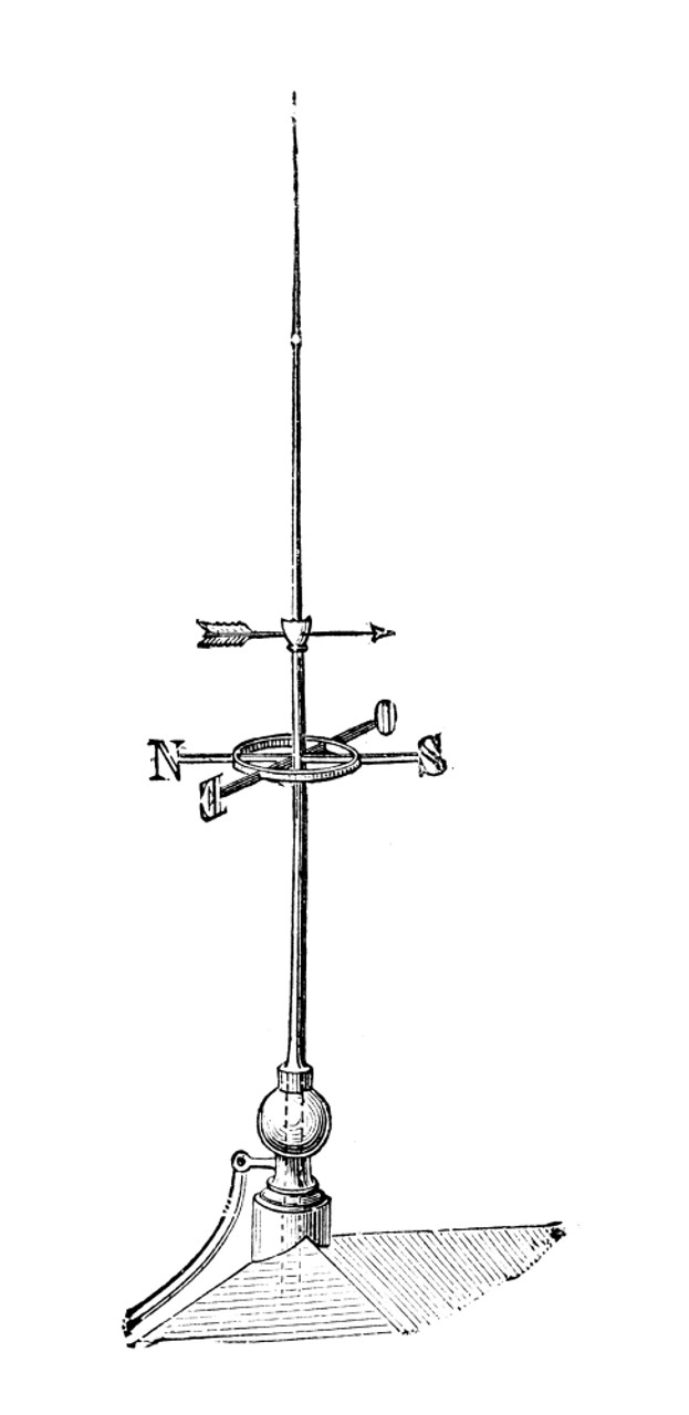 Franklin: Lightning Rod. /Nlightning Rod Suggested By Benjamin Franklin ... Franklin: Lightning Rod. /Nlightning Rod Suggested By Benjamin Franklin ...