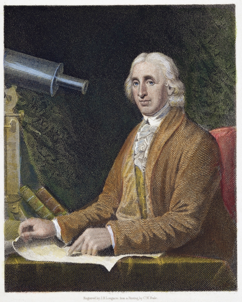 David Rittenhouse /N(1732-1796). American Astronomer. Steel Engraving ...