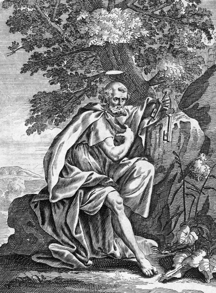 Saint Peter (D. 67). /None Of The Twelve Apostles And Traditionally The ...